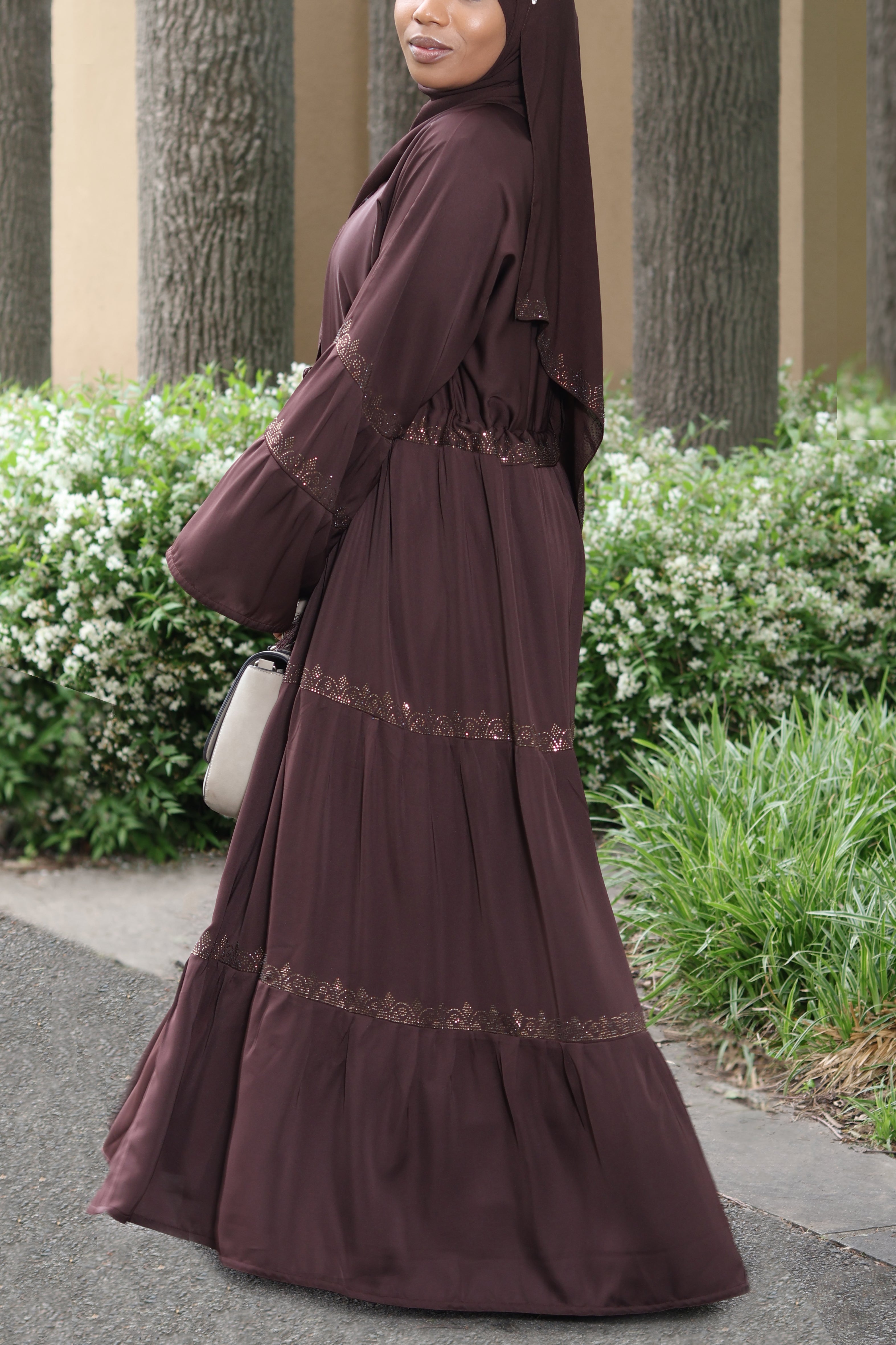 Alura Abaya - Chocolate – Al Shams Abayas