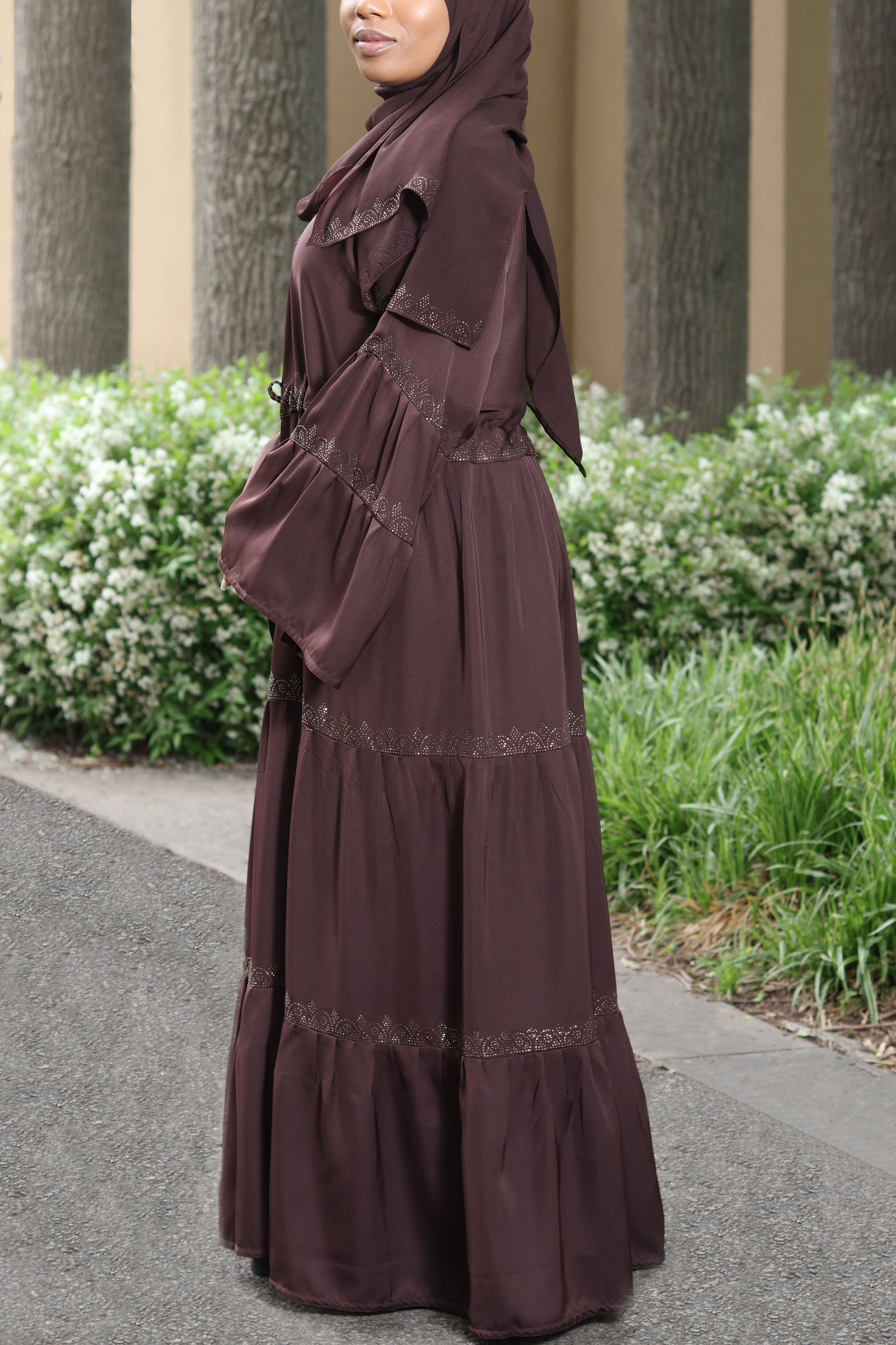 Alura Abaya - Chocolate – Al Shams Abayas