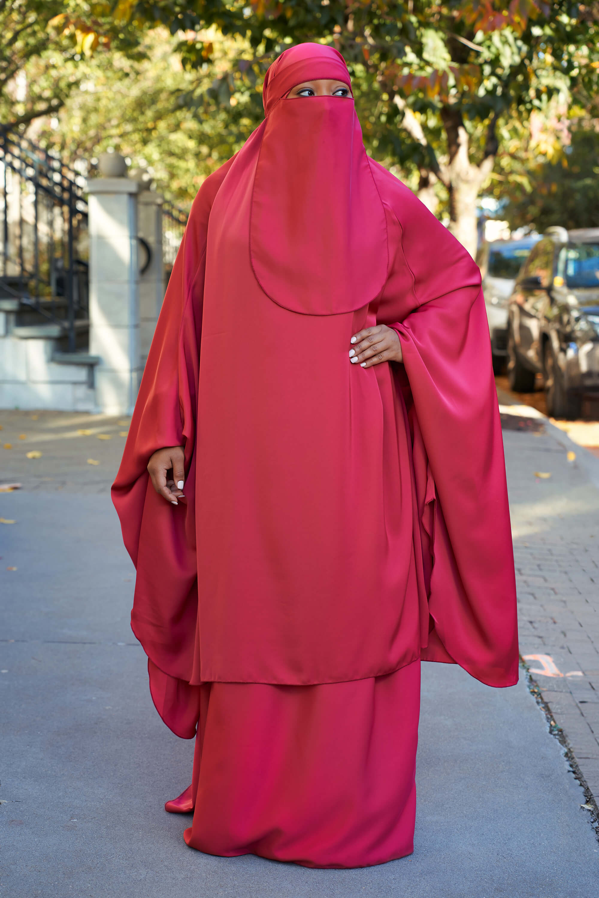 Mahasen Jilbab Set in Autumn – Al Shams Abayas