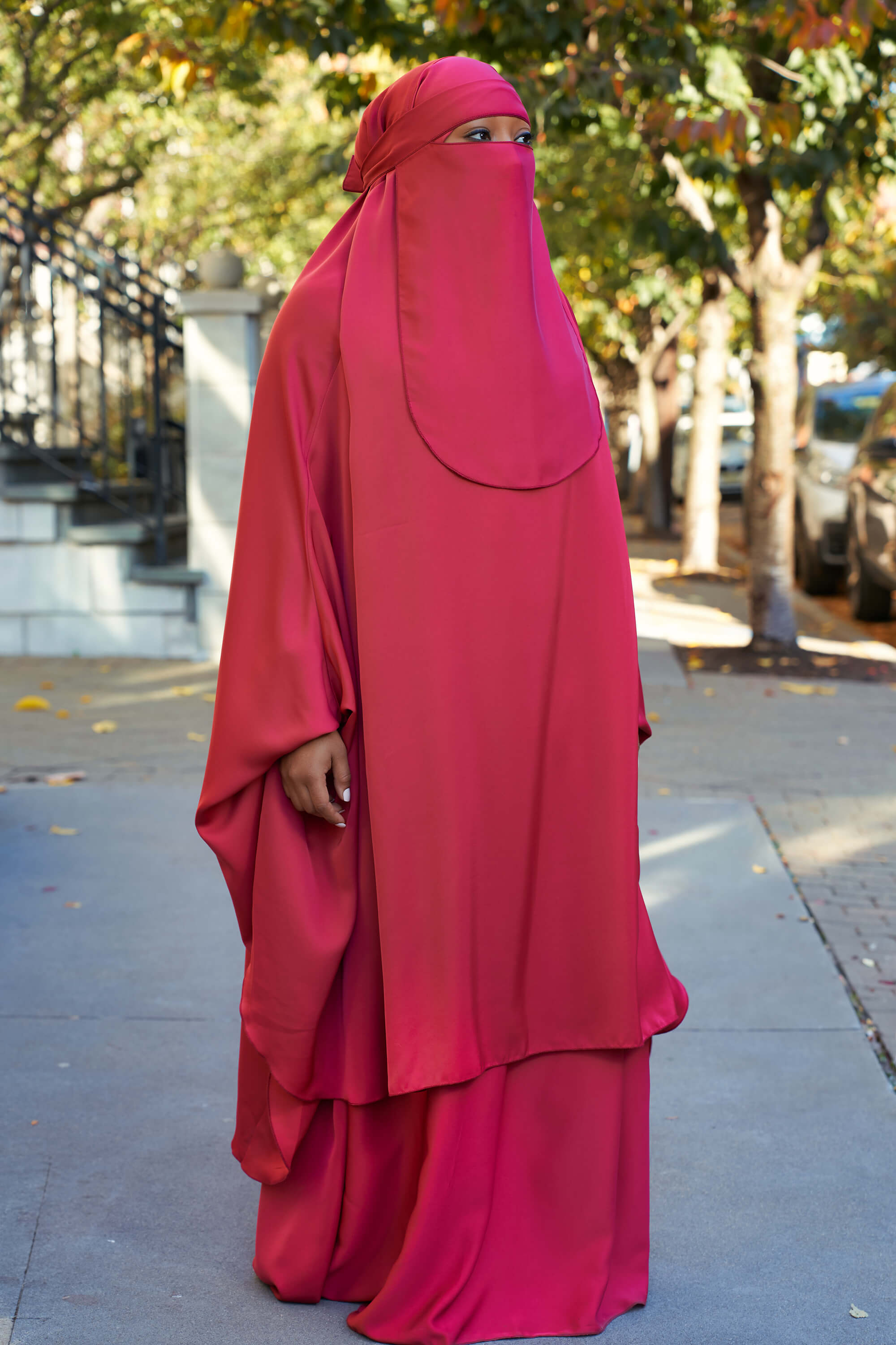Mahasen Jilbab Set in Autumn – Al Shams Abayas