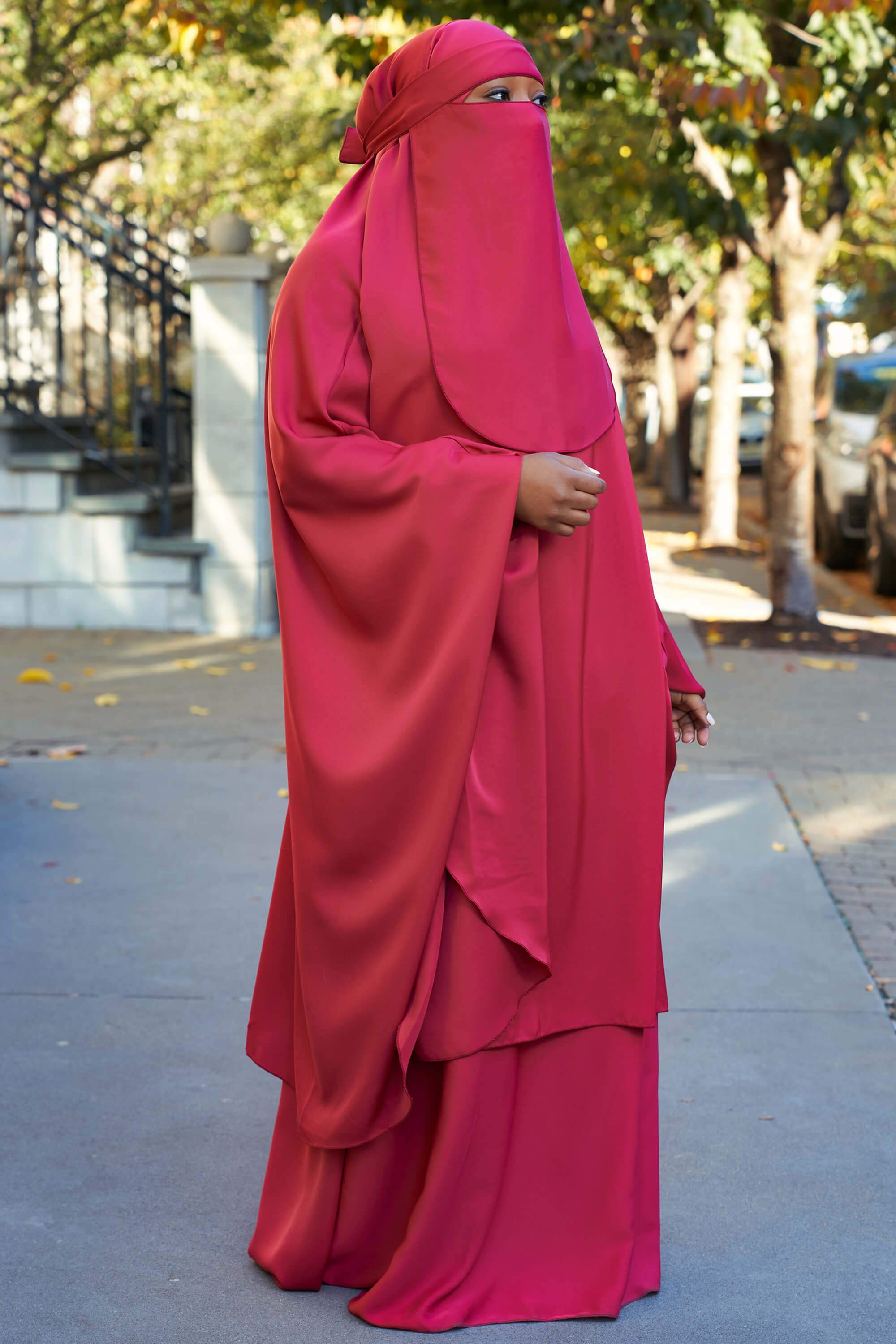 Mahasen Jilbab Set in Autumn – Al Shams Abayas