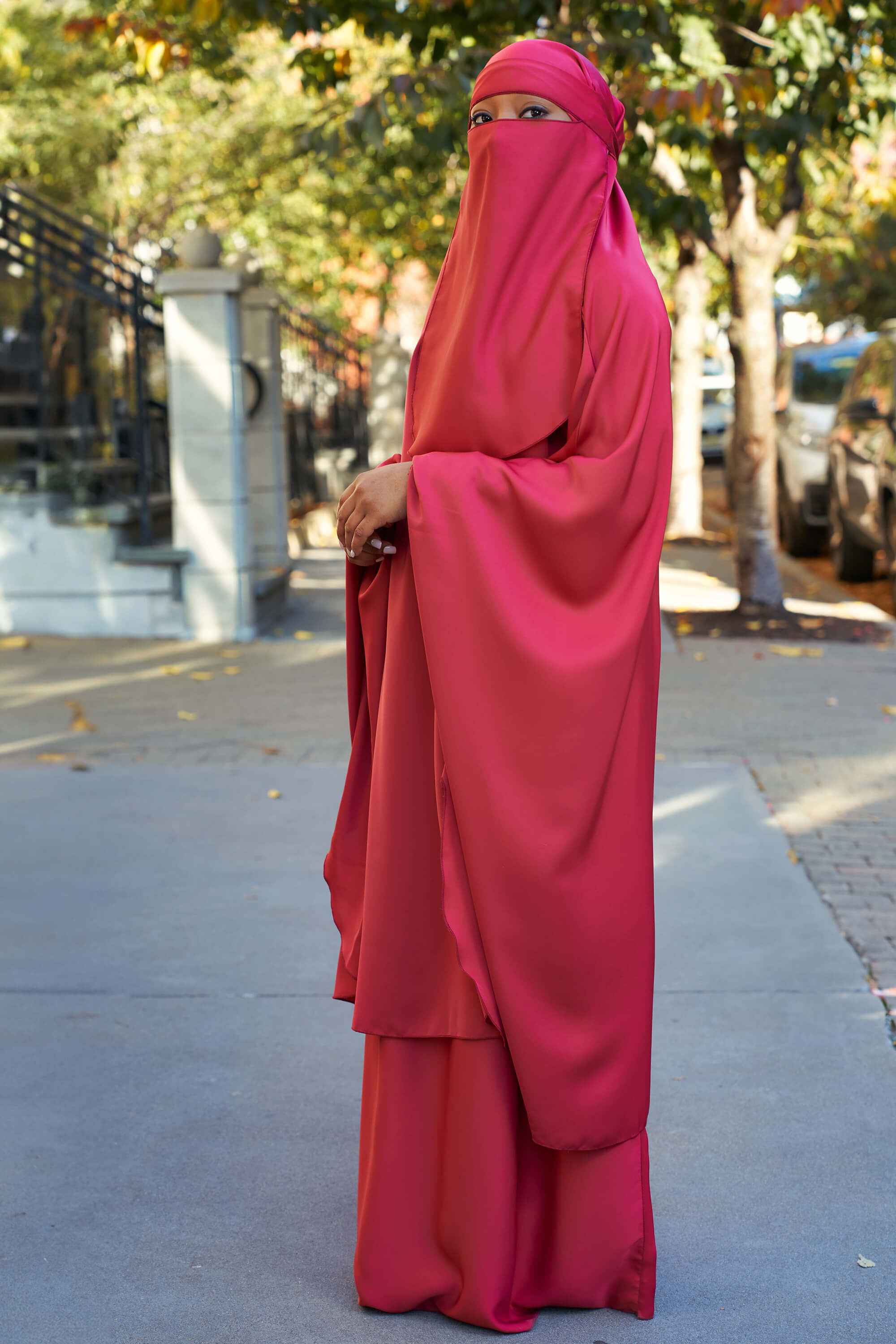 Mahasen Jilbab Set in Autumn – Al Shams Abayas
