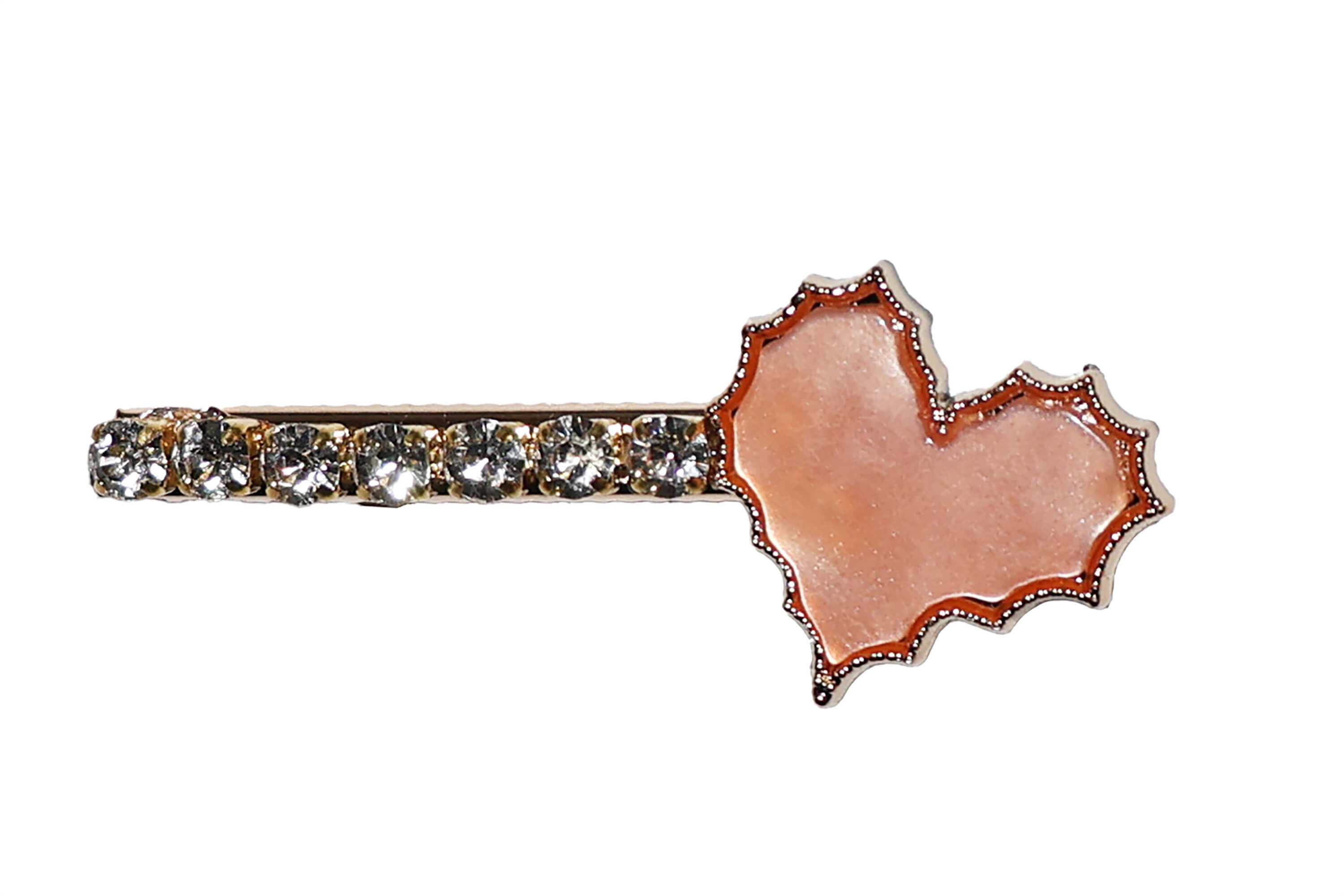 Bling Pink Heart Clip – Al Shams Abayas
