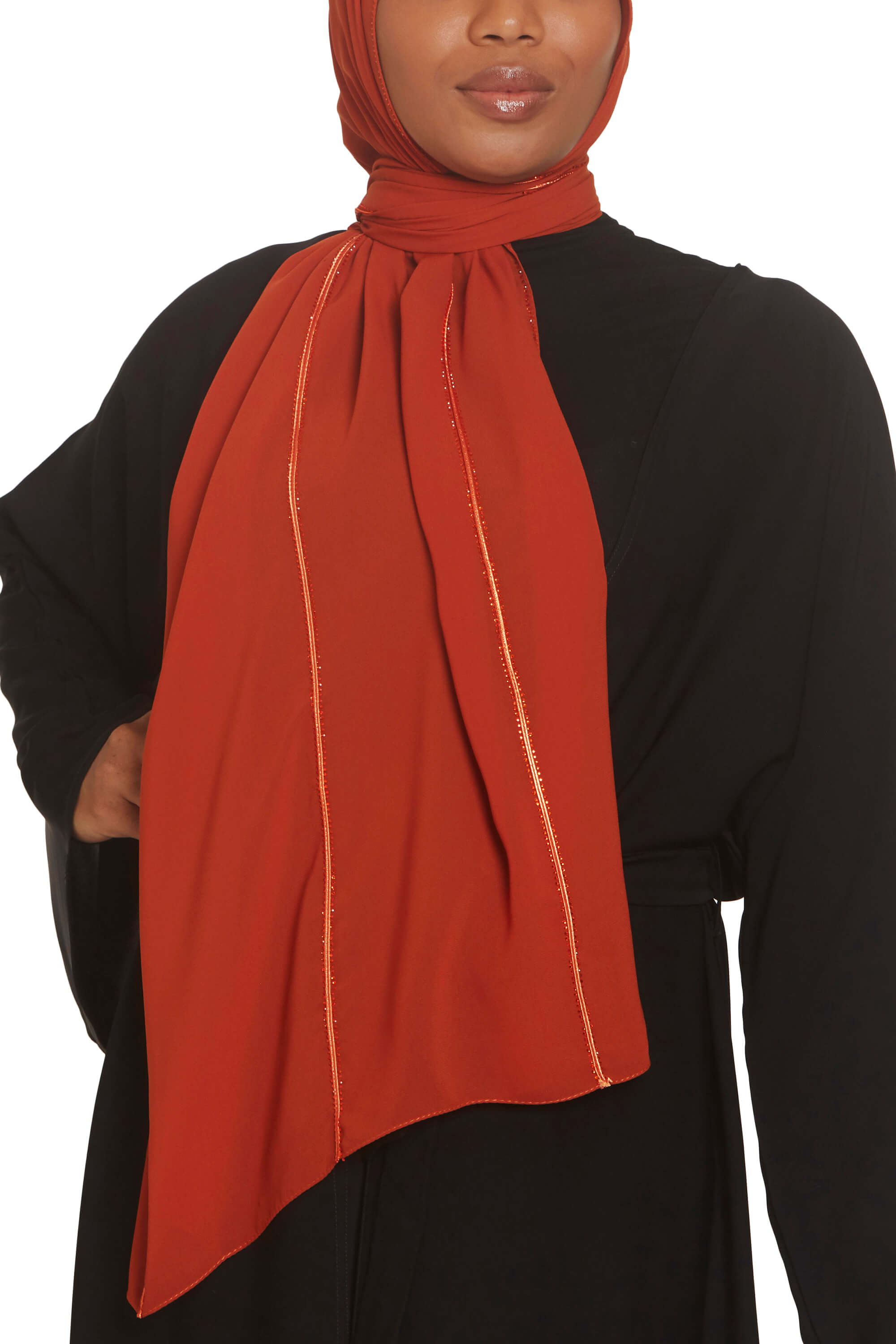 Brooklyn in Fiery Orange – Al Shams Abayas
